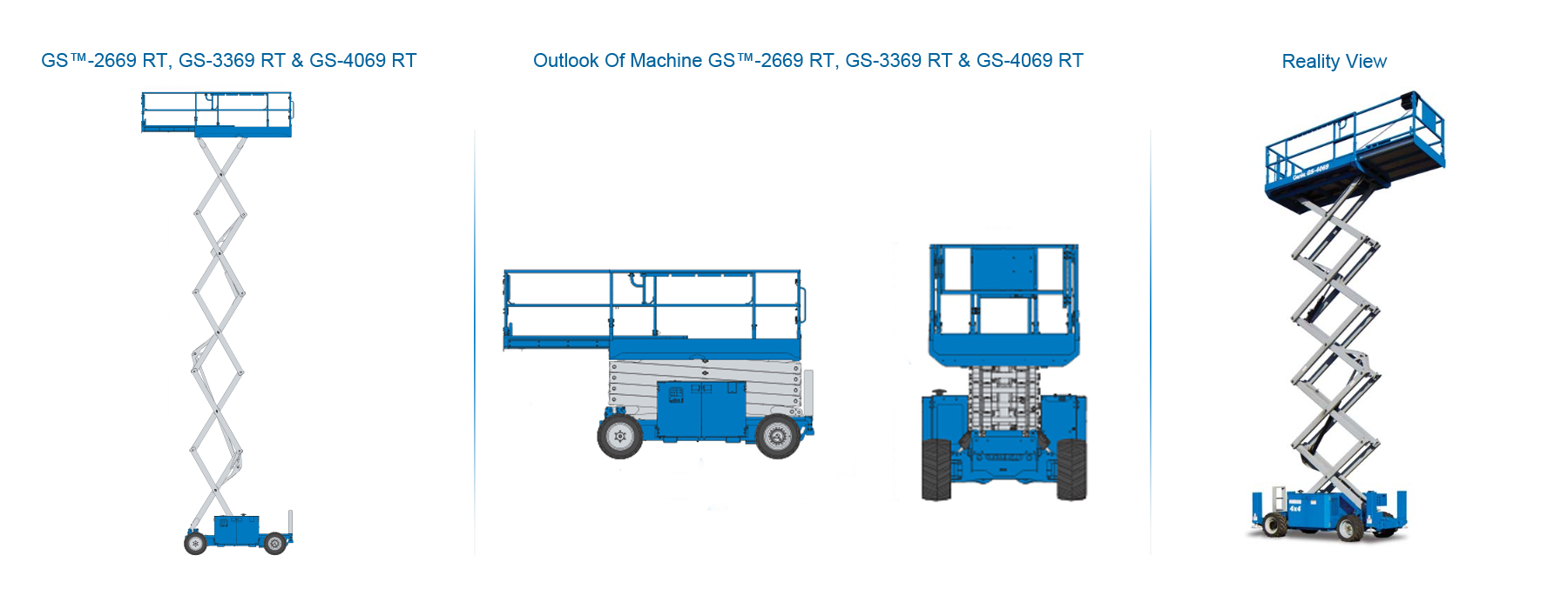 Genie Diesel Scissor Lifts Hire Sales Services India Genie 2669 RT